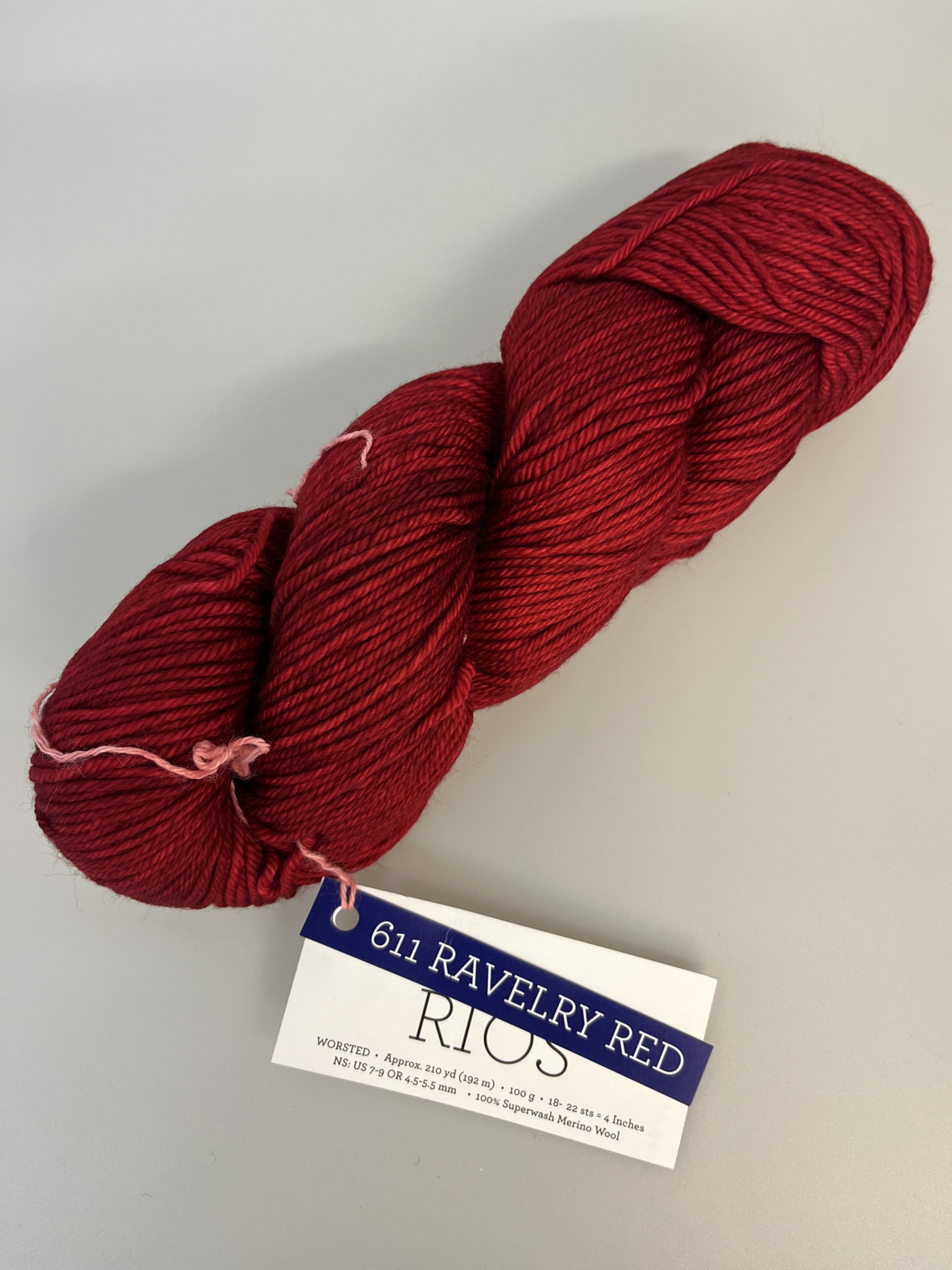 Malabrigo Rios - Ravelry Red