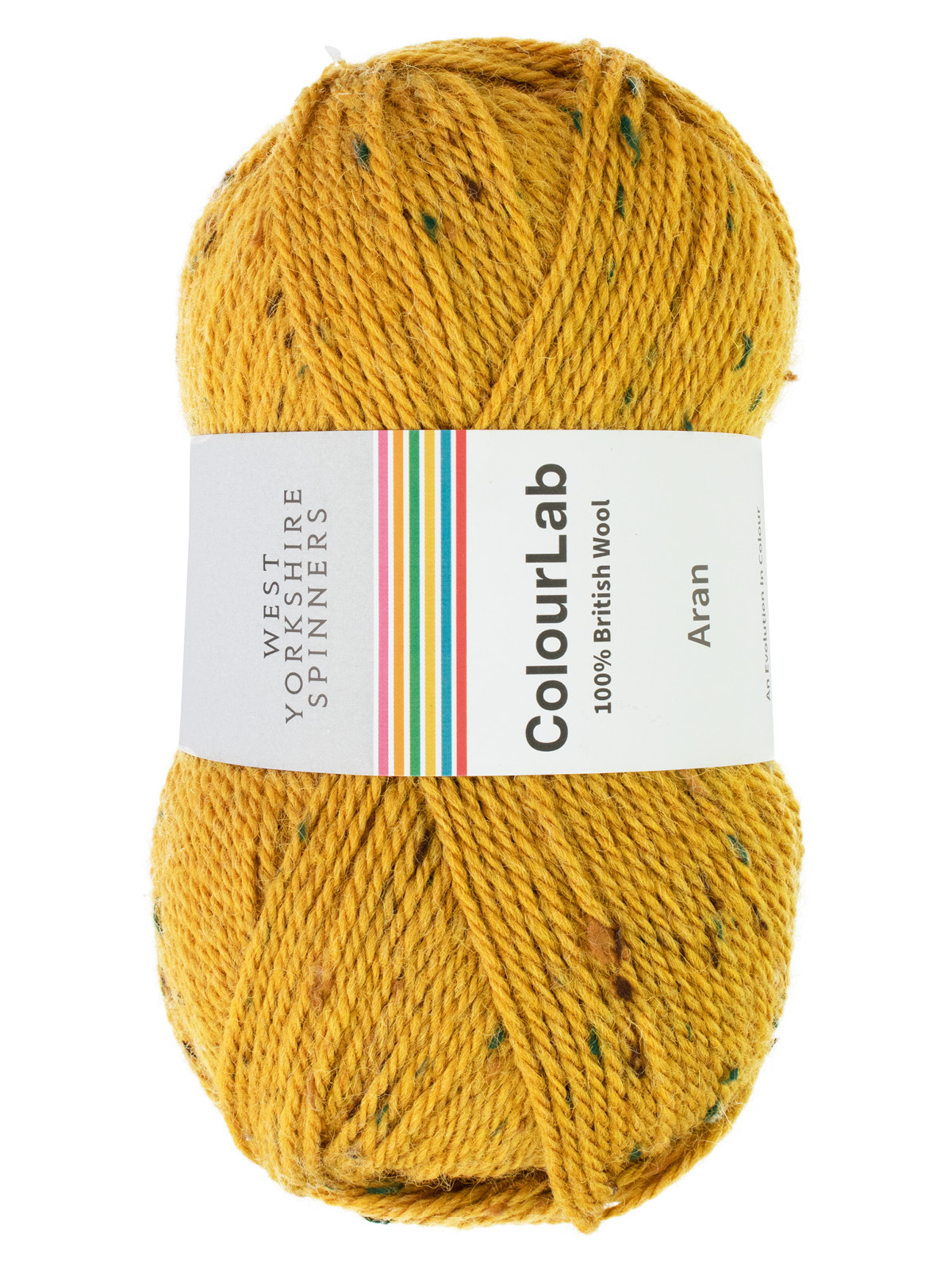 Colour Lab Aran Golden Mustard Tweed